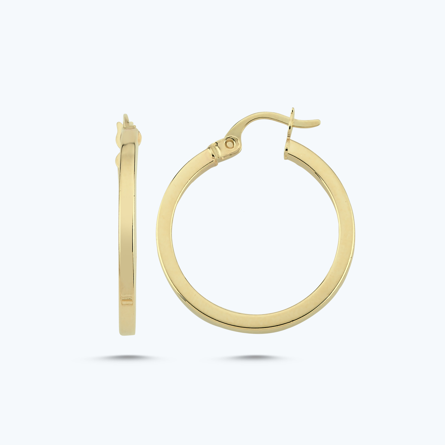 Altın Halka Küpe / 0017549600318 - Altınbaş