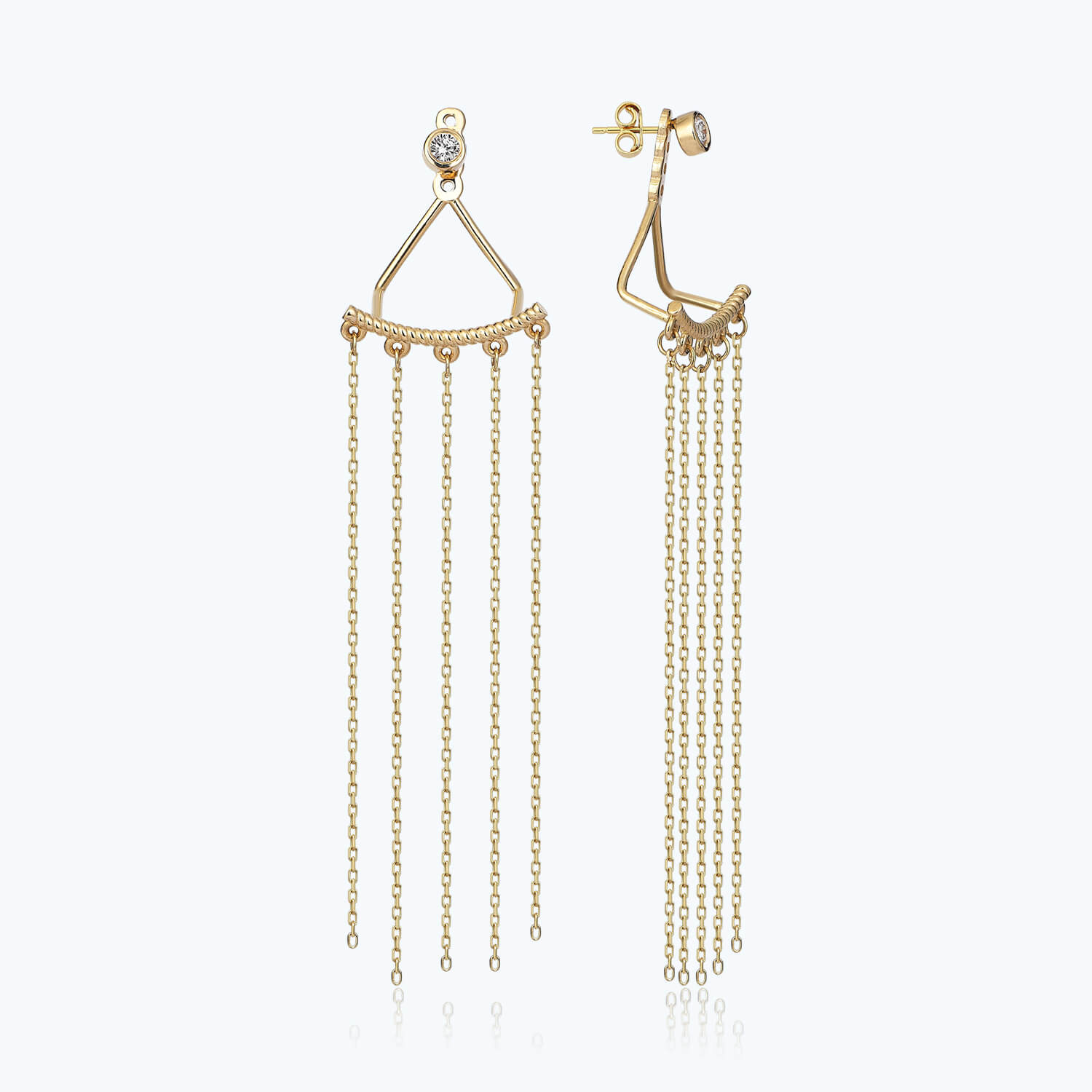 Altın Marin Sallantılı Küpe Altın Marin Sallantılı Küpe