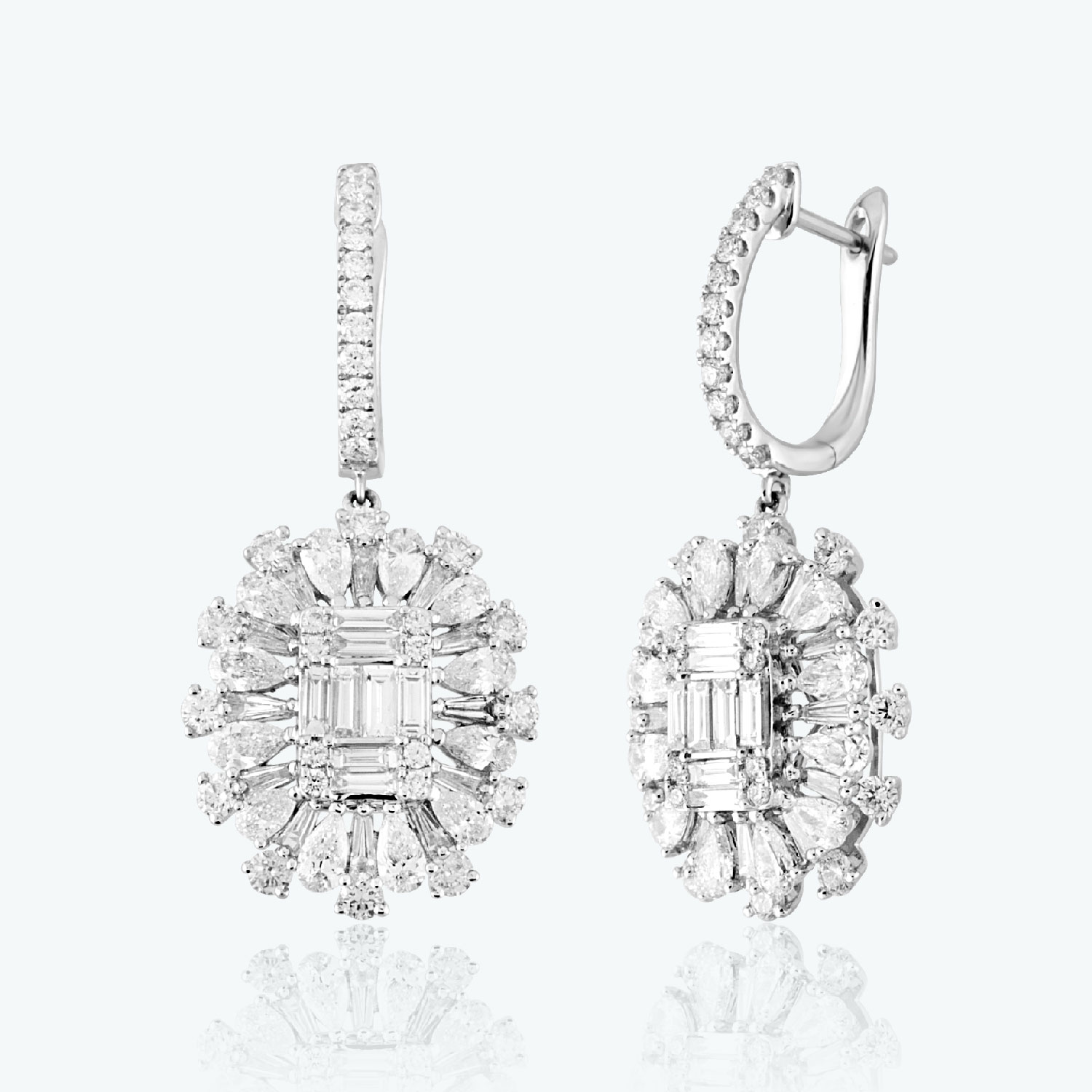 Pırlanta Baget Küpe