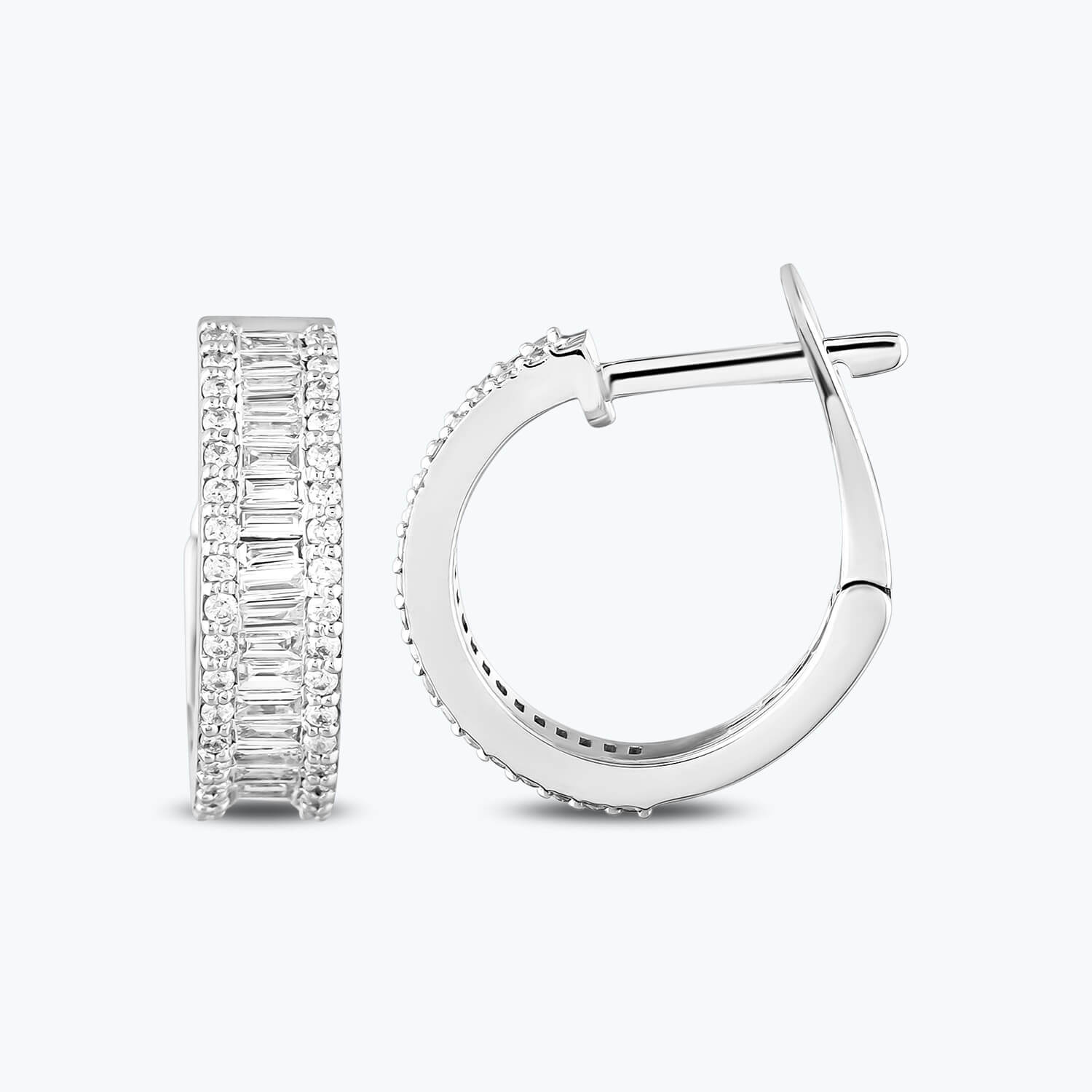 Pırlanta Baget Küpe