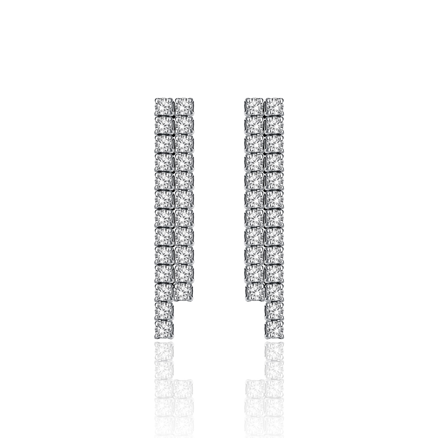 Pırlanta Su Yolu Küpe