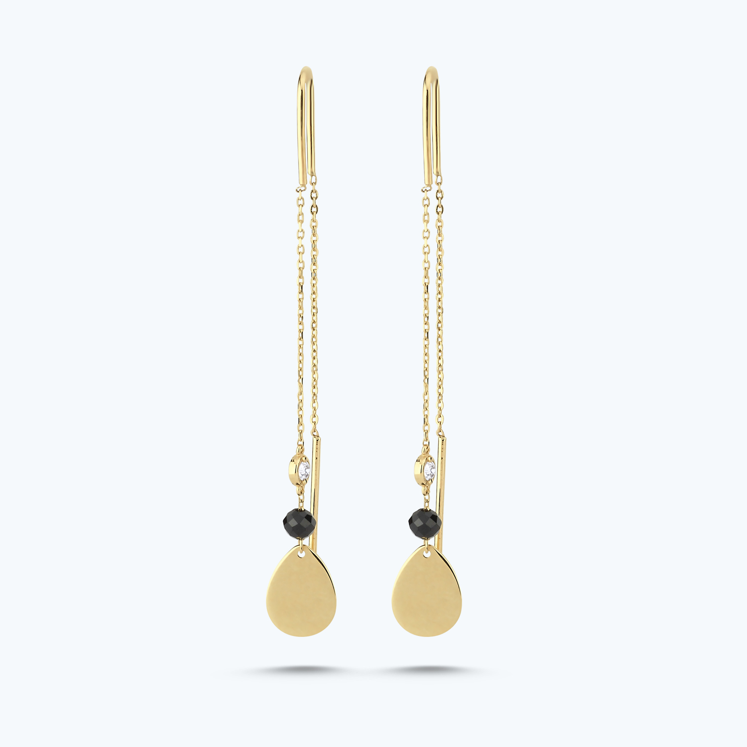 Pırlanta Spinel Taşlı Küpe Pırlanta Spinel Taşlı Küpe