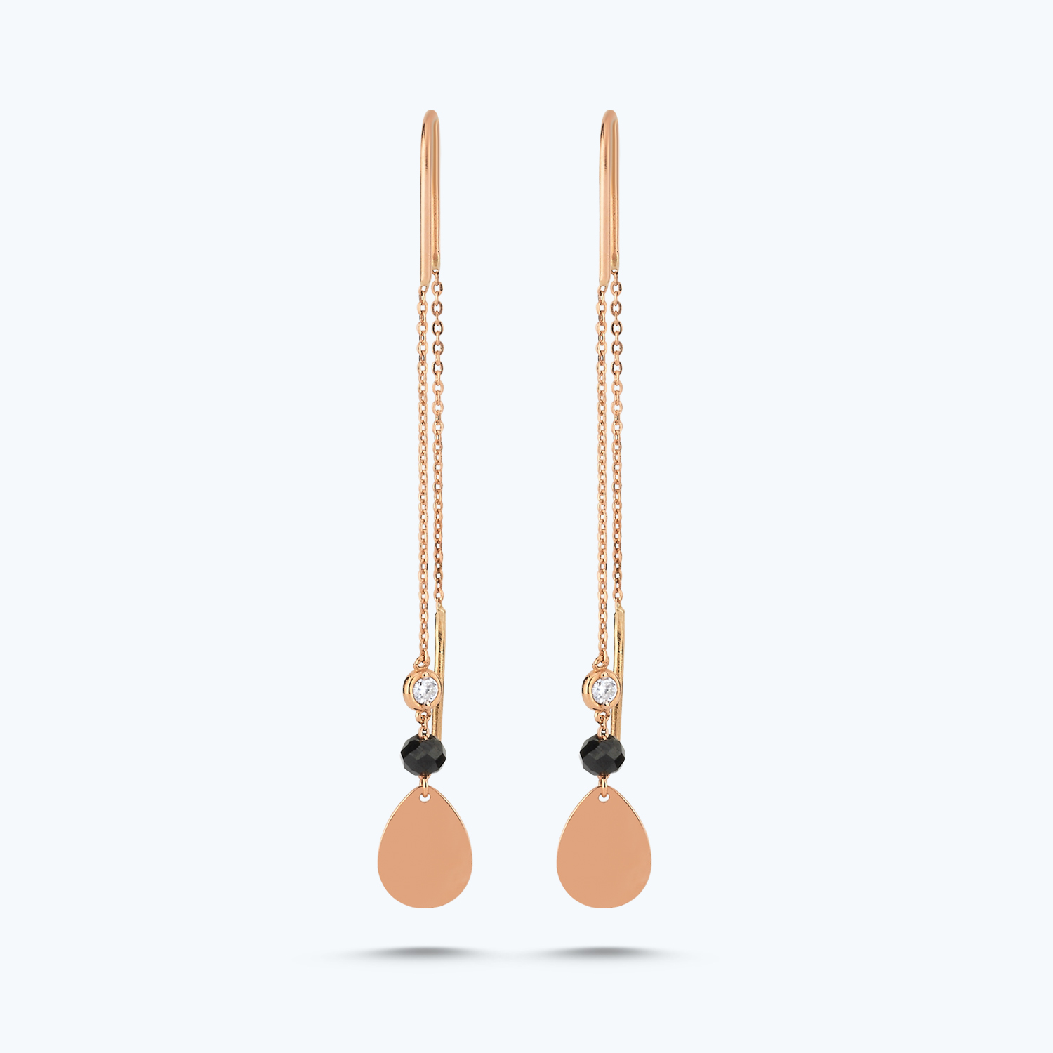 Pırlanta Spinel Taşlı Küpe Pırlanta Spinel Taşlı Küpe