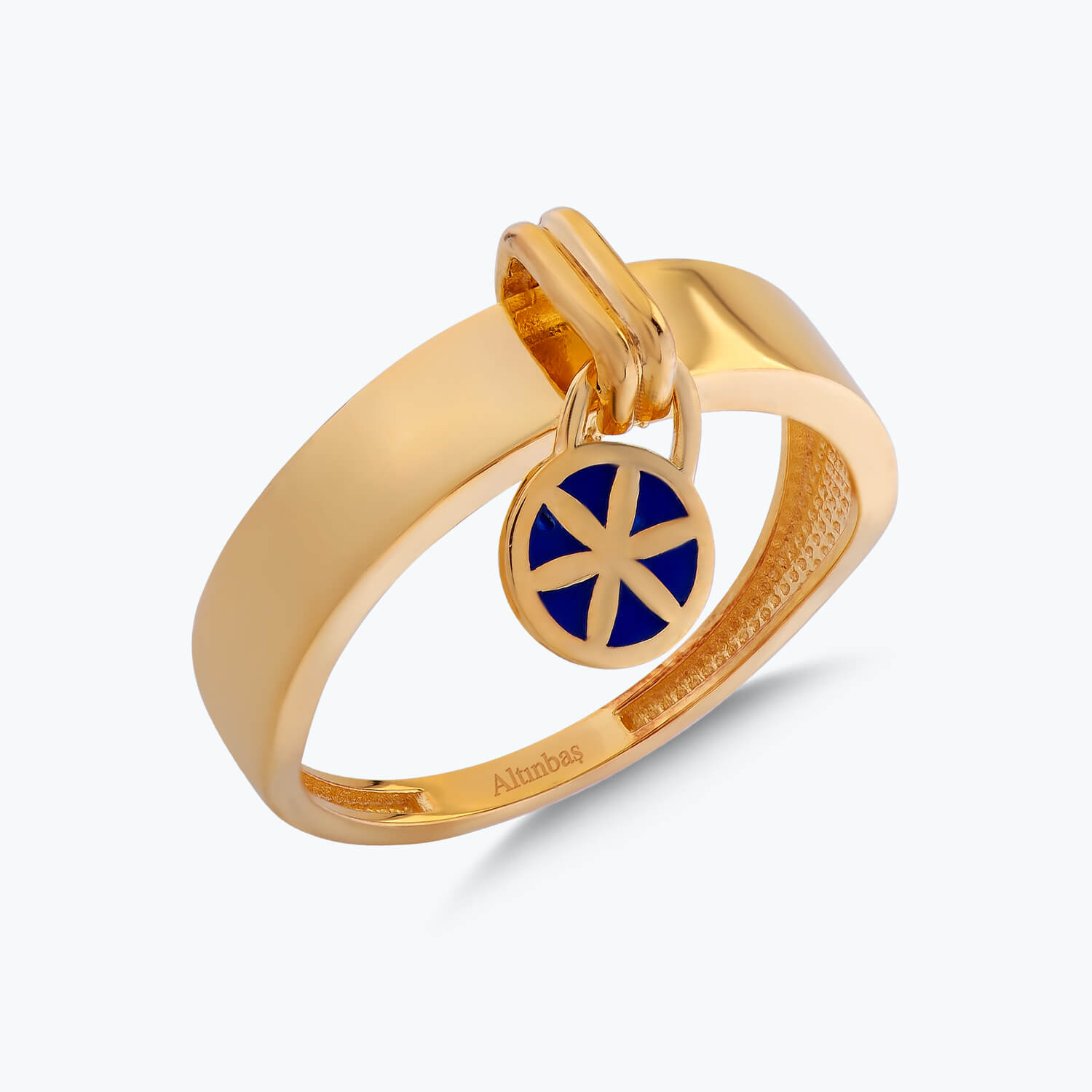 22 Ayar Altın Yaşam Çiçeği Yüzük