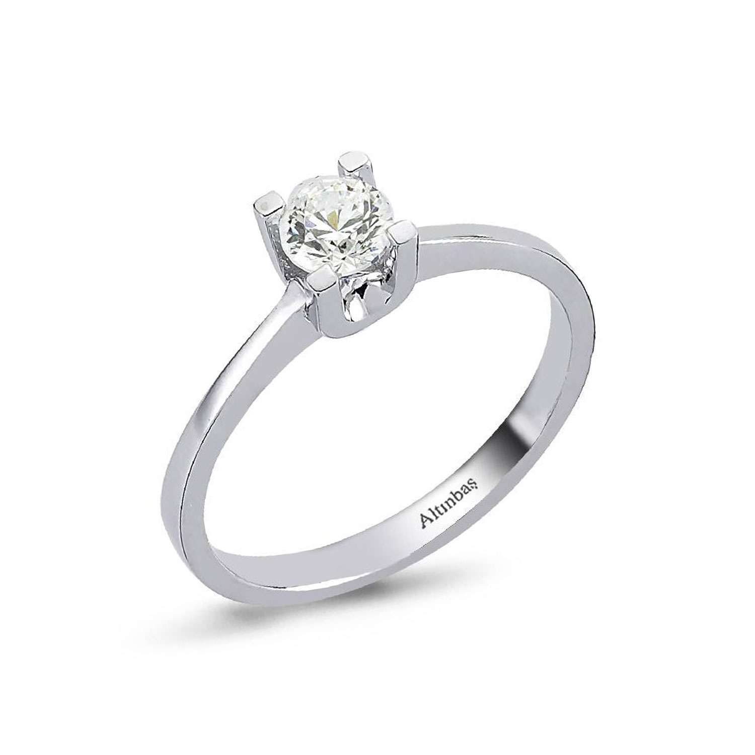 Altın Tektaş Yüzük