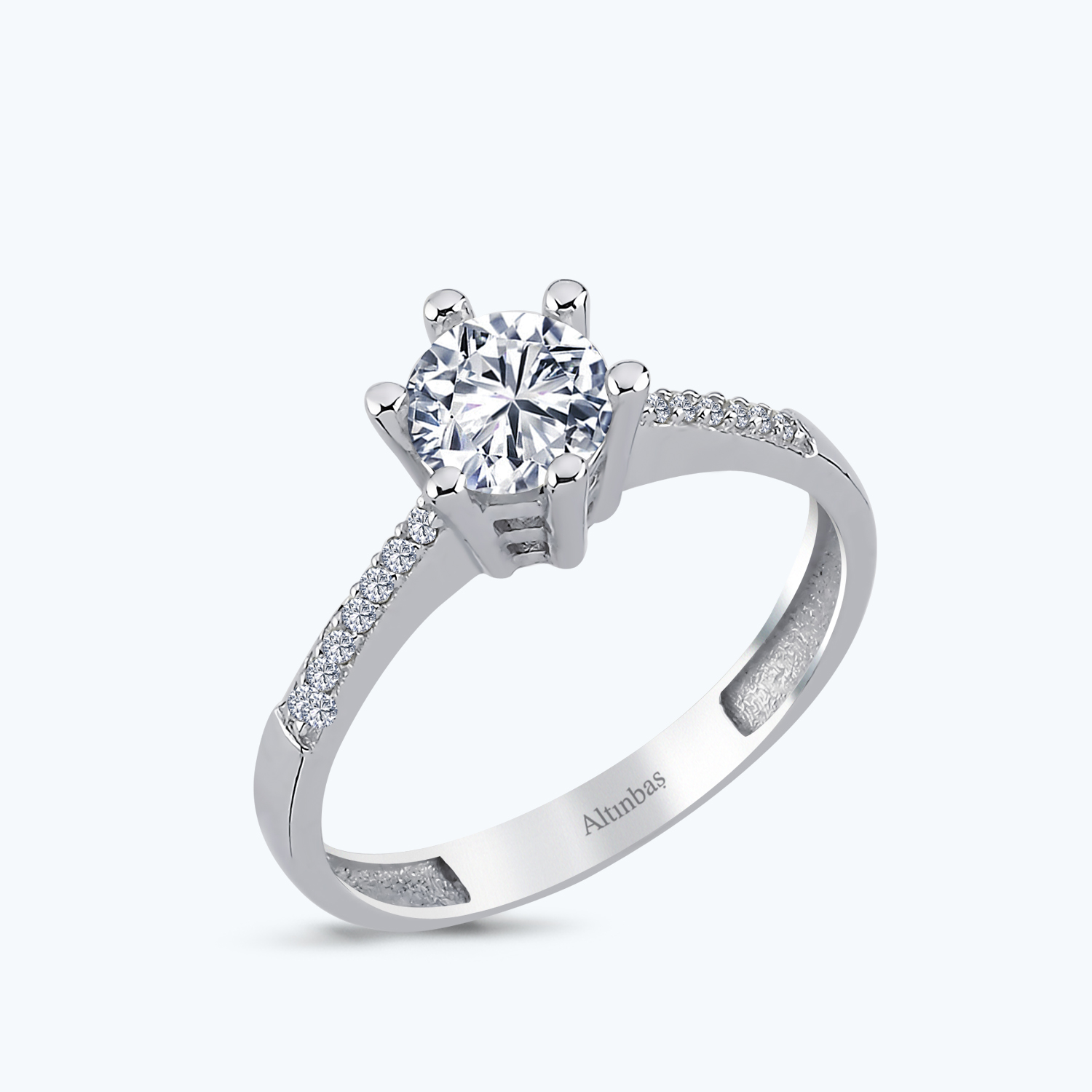 Altın Tektaş Yüzük / 0011310270060 | Altınbaş