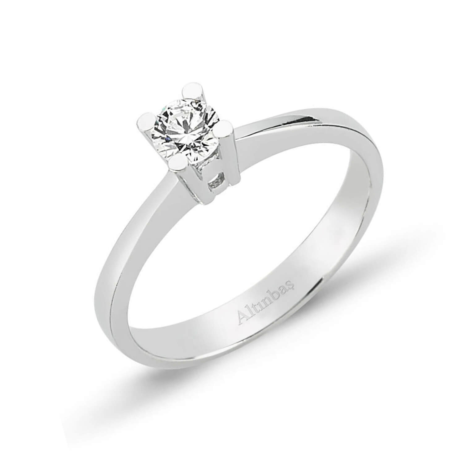 Altın Tektaş Yüzük