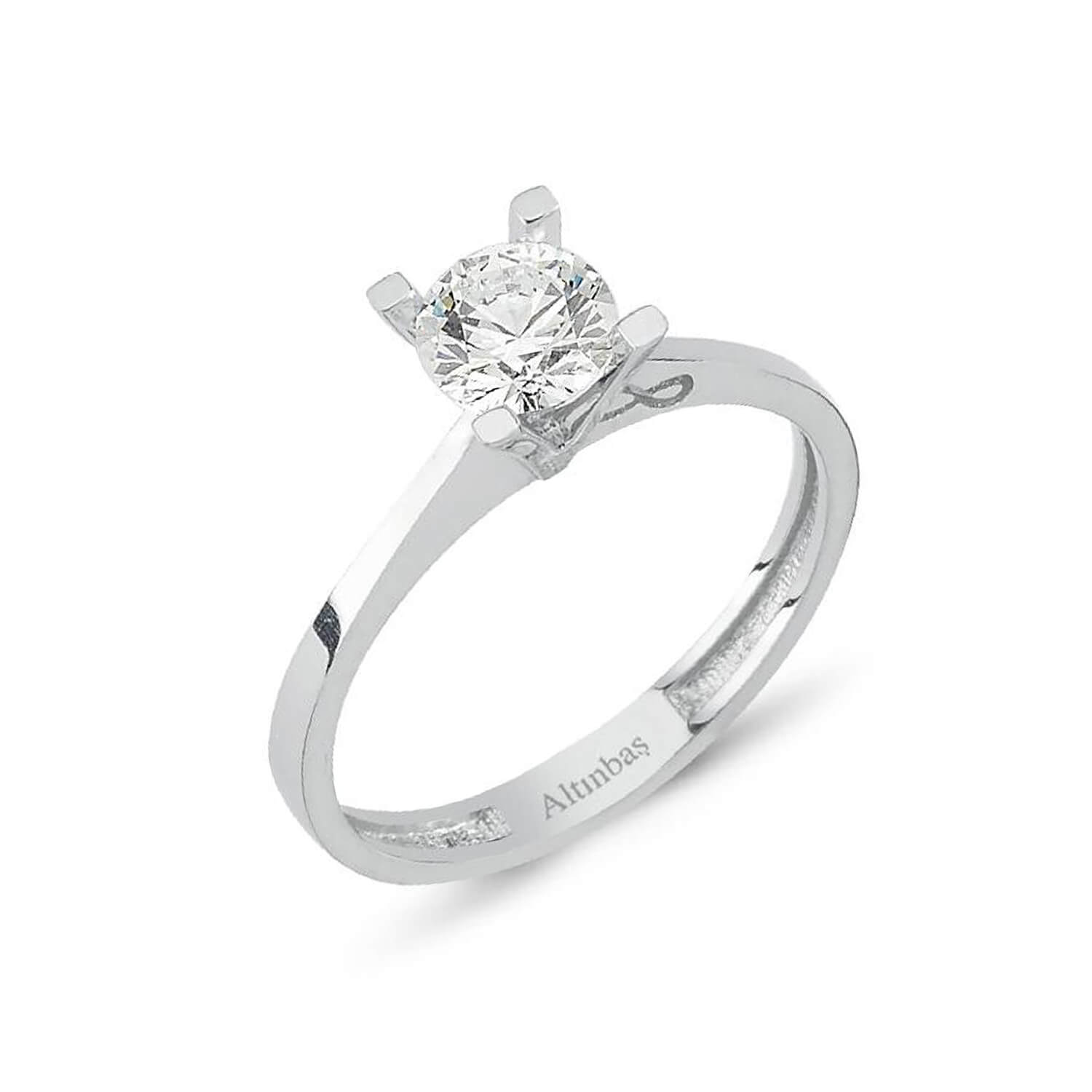 Altın Tektaş Yüzük