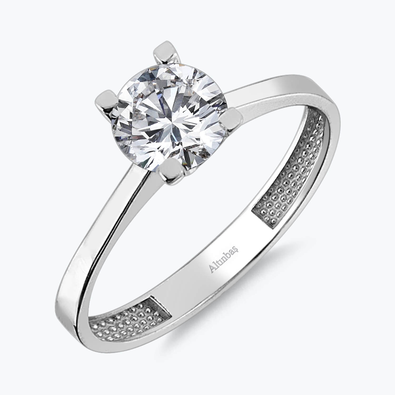 Altın Tektaş Yüzük