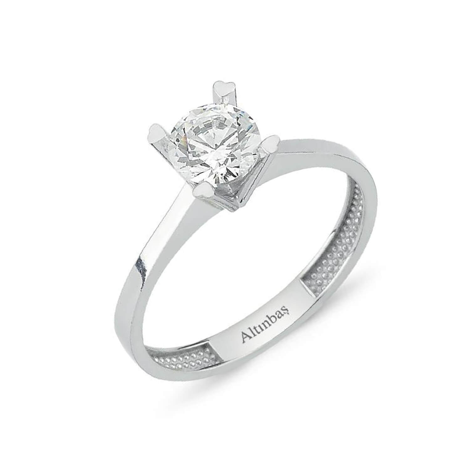 Altın Tektaş Yüzük