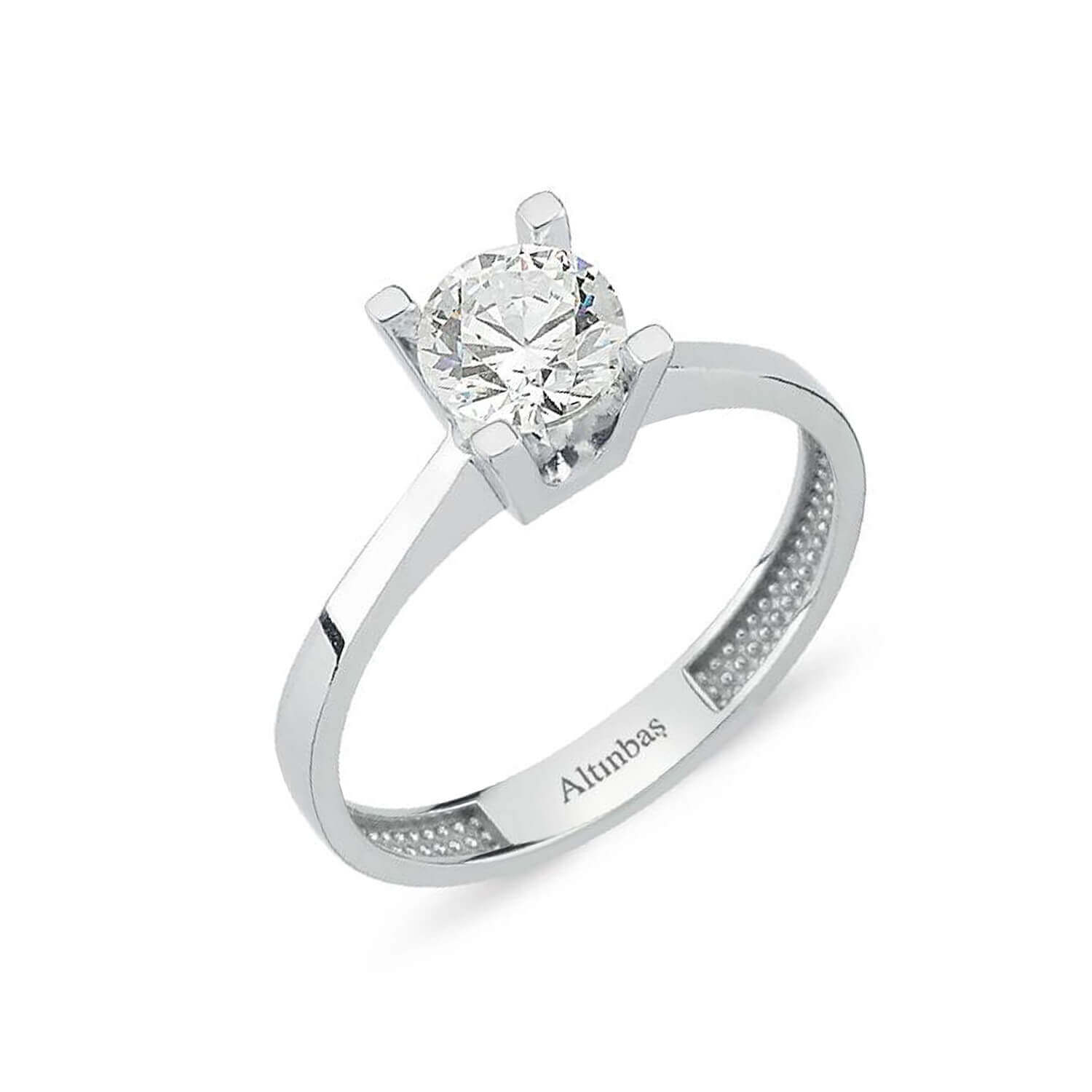 Altın Tektaş Yüzük