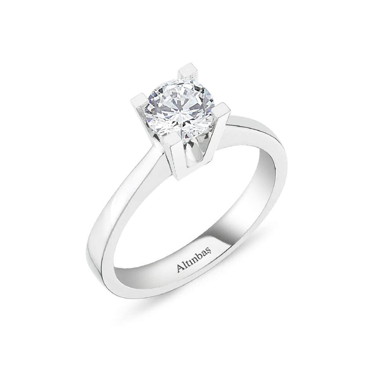 Altın Tektaş Yüzük