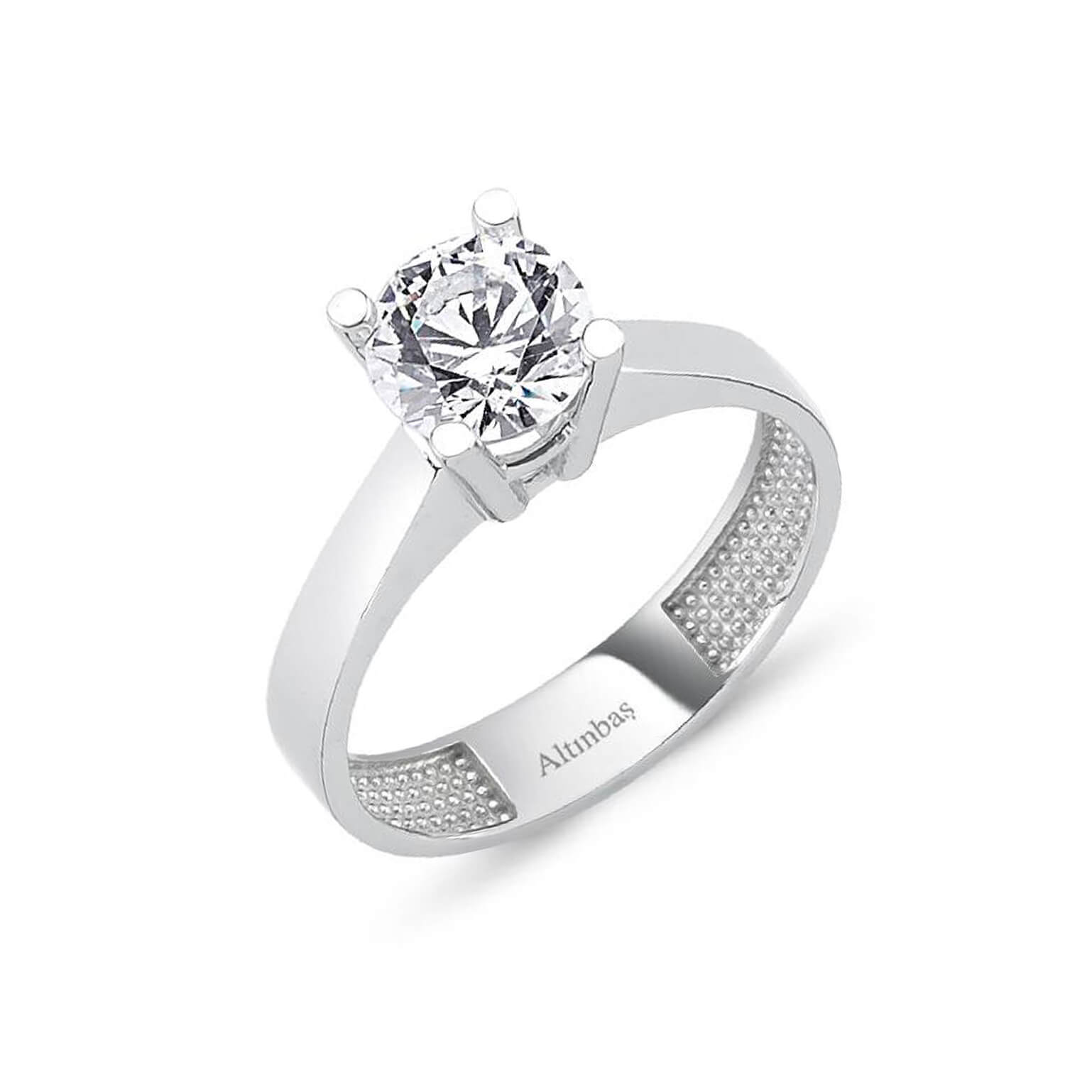 Altın Tektaş Yüzük