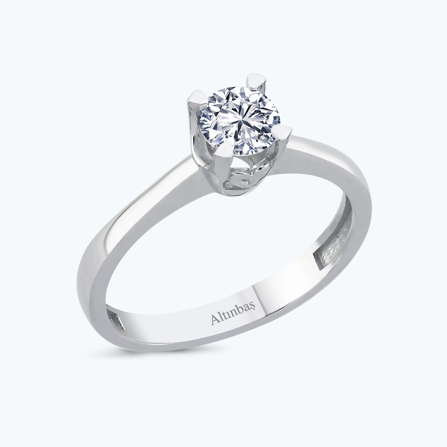 Altın Tektaş Yüzük / 0018933100037 - Altınbaş