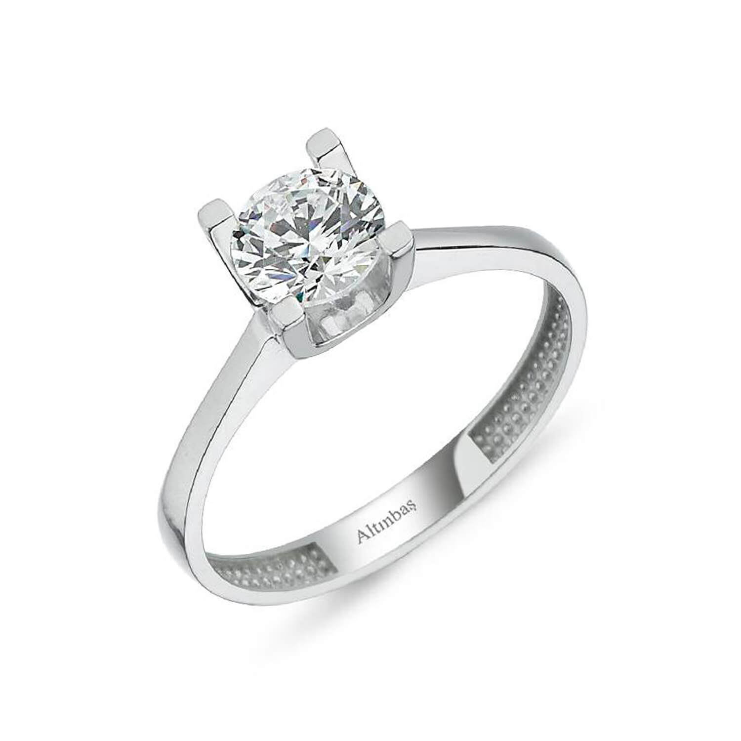 Altın Tektaş Yüzük