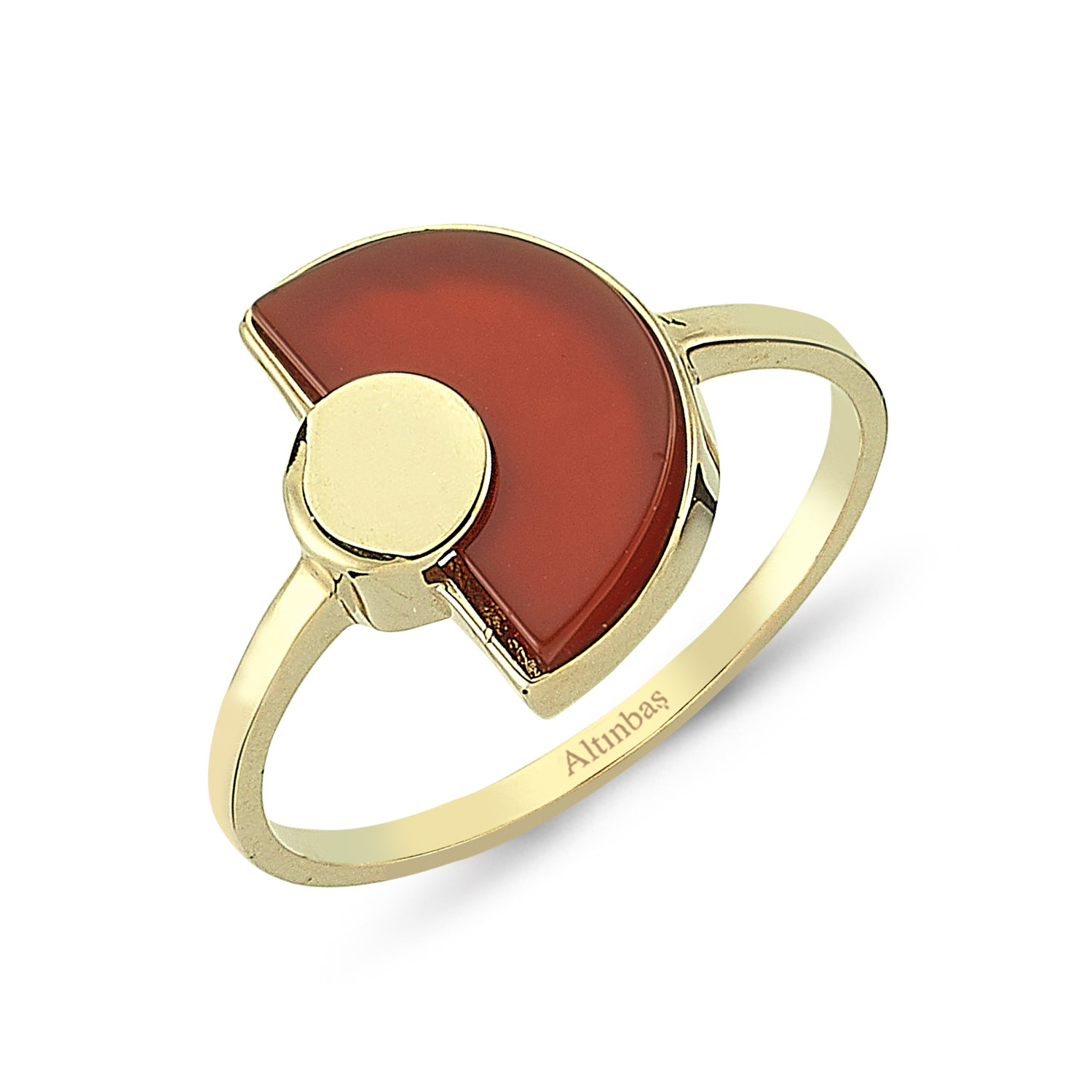 Agat Taşlı Altın Yüzük Agat Taşlı Altın Yüzük