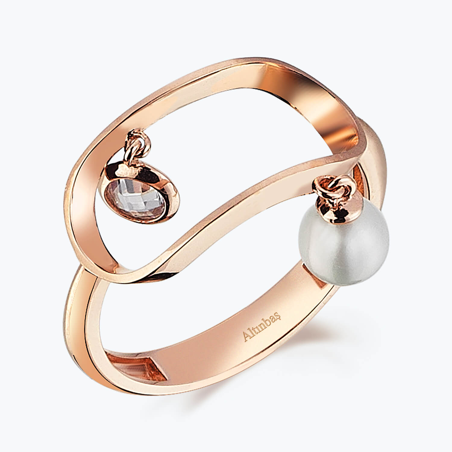 Altın İnci Yüzük