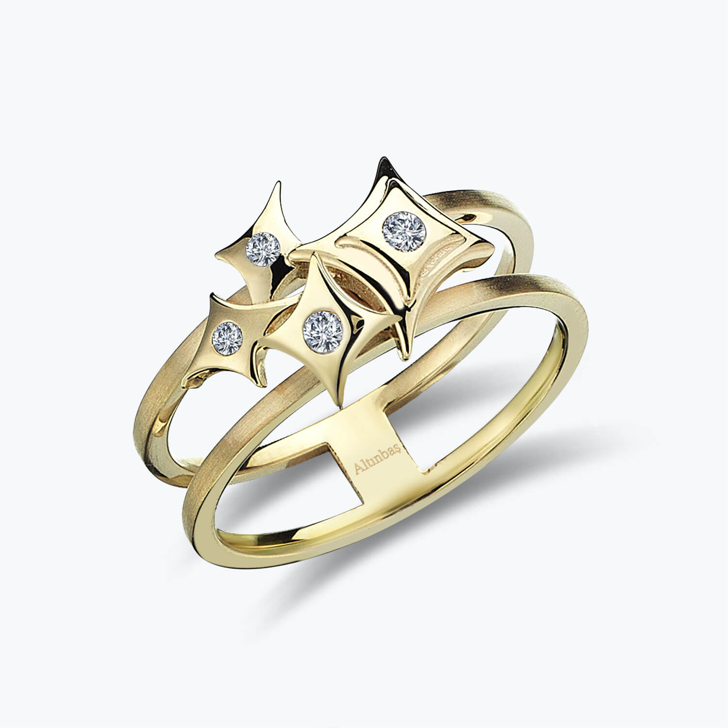 Altınbaş Yıldızı Altın Yüzük