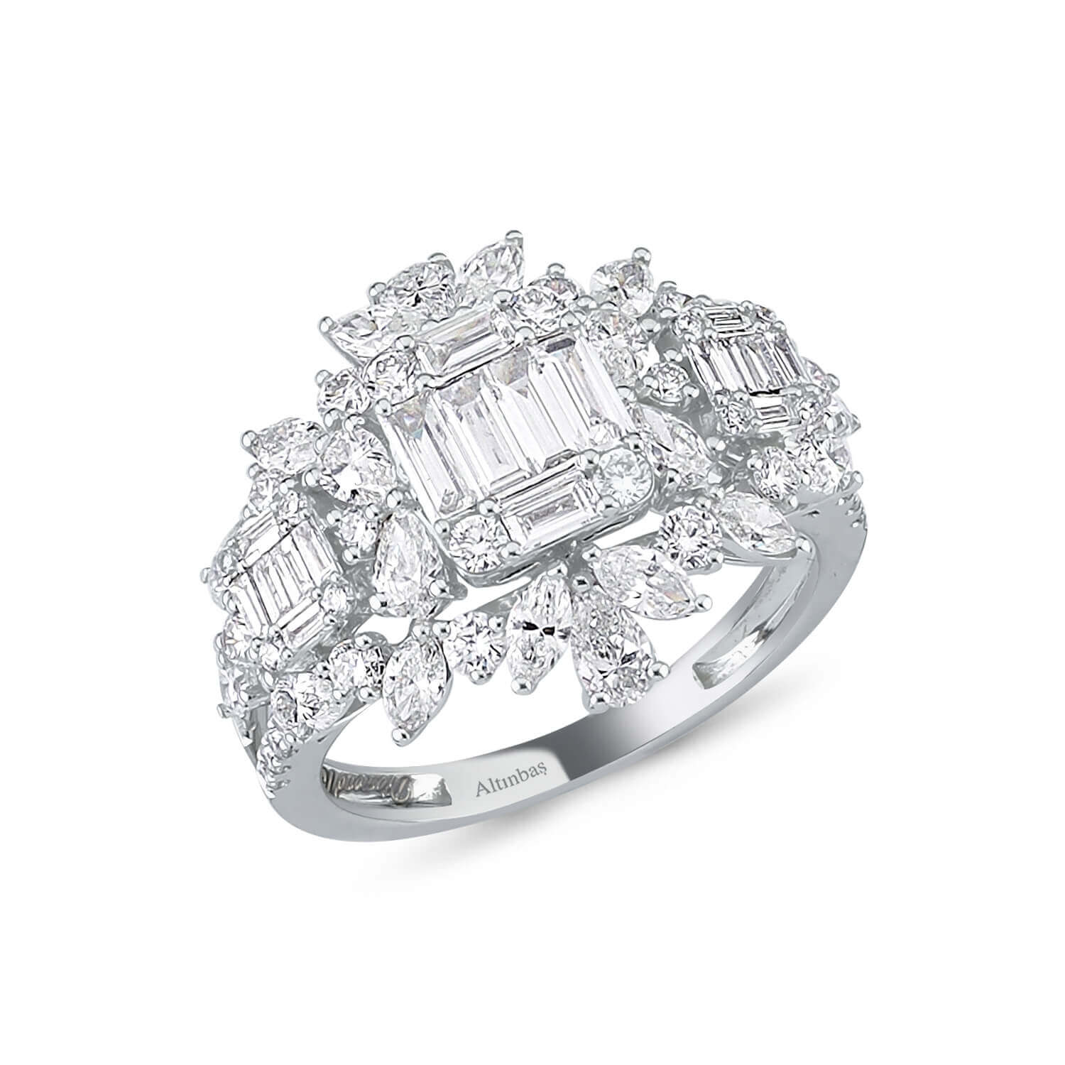 Pırlanta Baget Yüzük