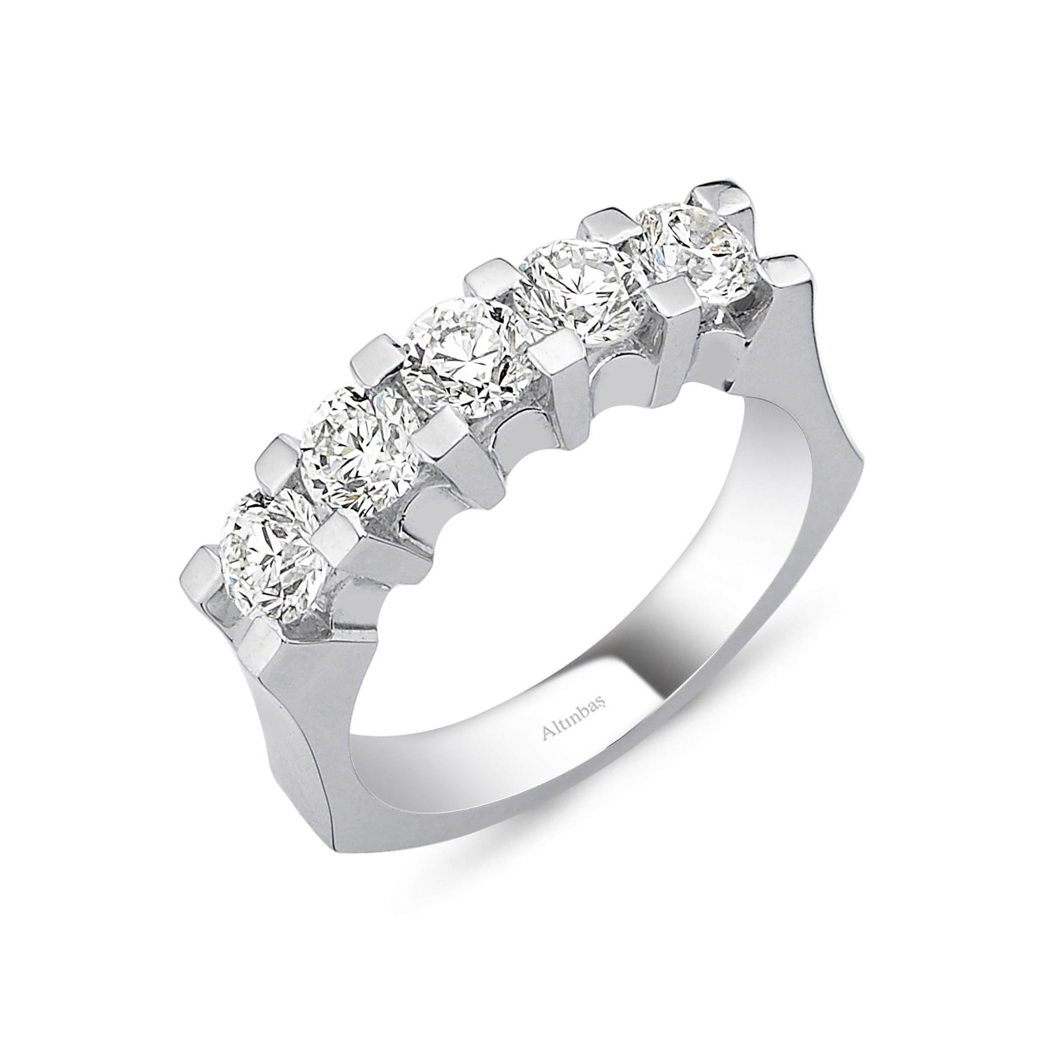 Pırlanta Beştaş Yüzük Pırlanta Beştaş Yüzük