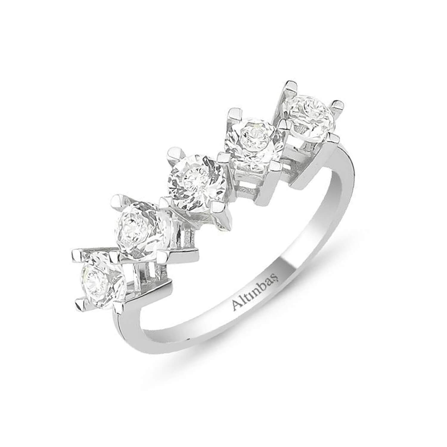 Pırlanta Beştaş Yüzük Pırlanta Beştaş Yüzük