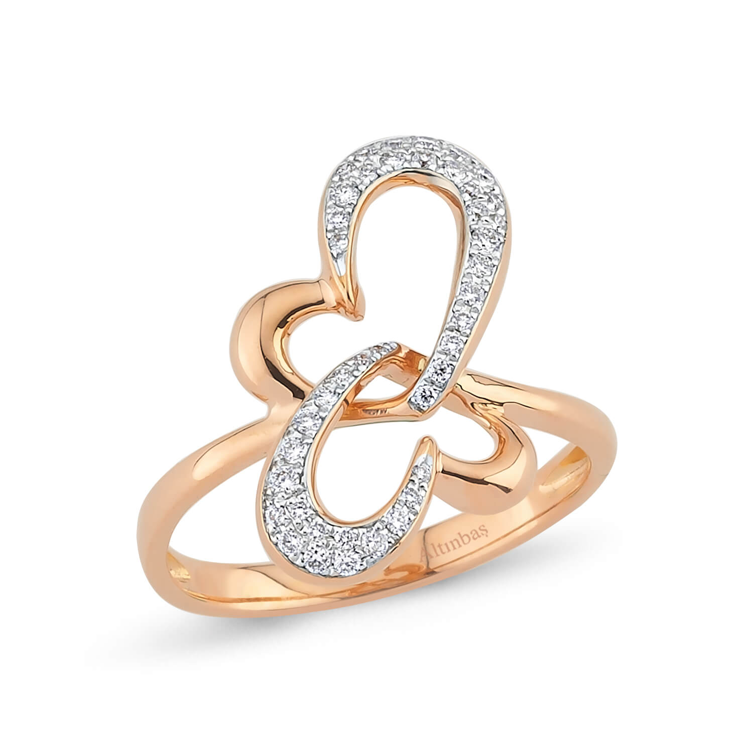 Pırlanta Kalp Yüzük