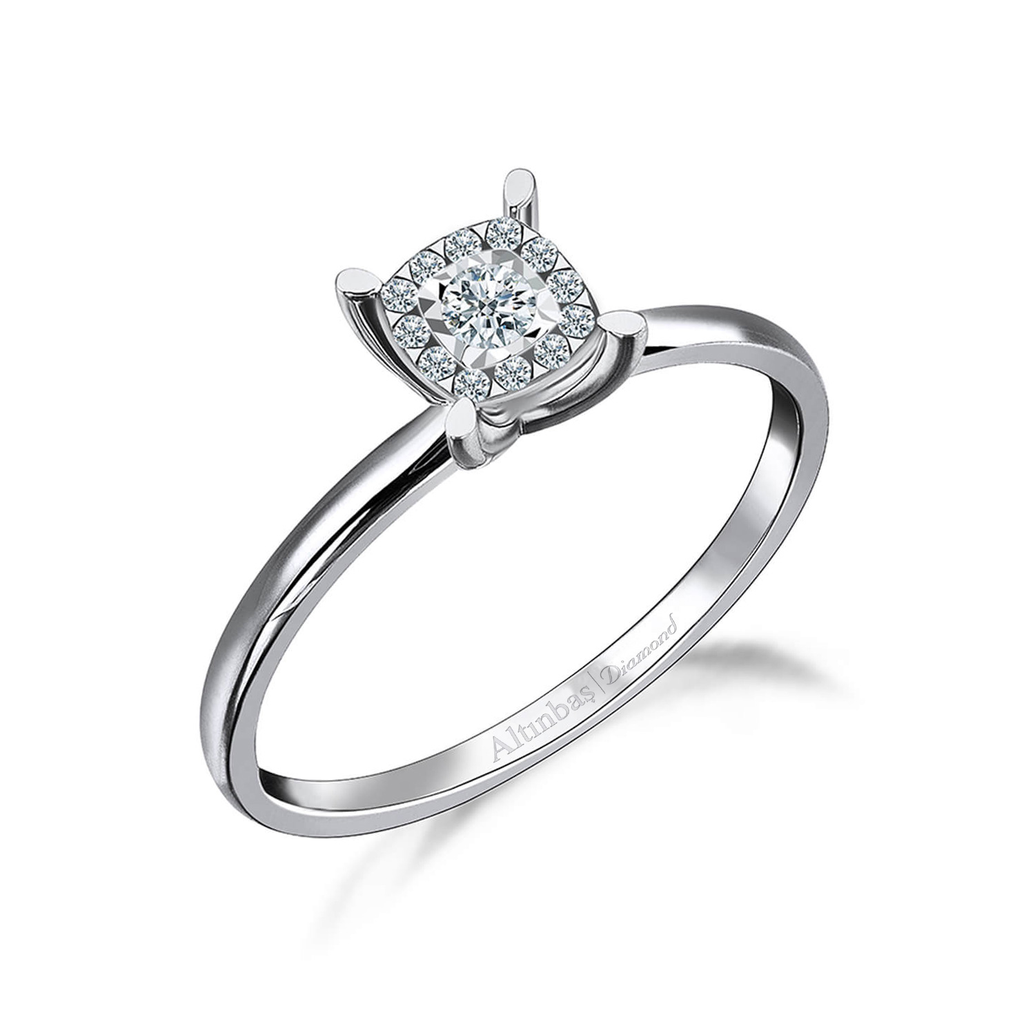 Pırlanta Bouquet Tektaş Yüzük