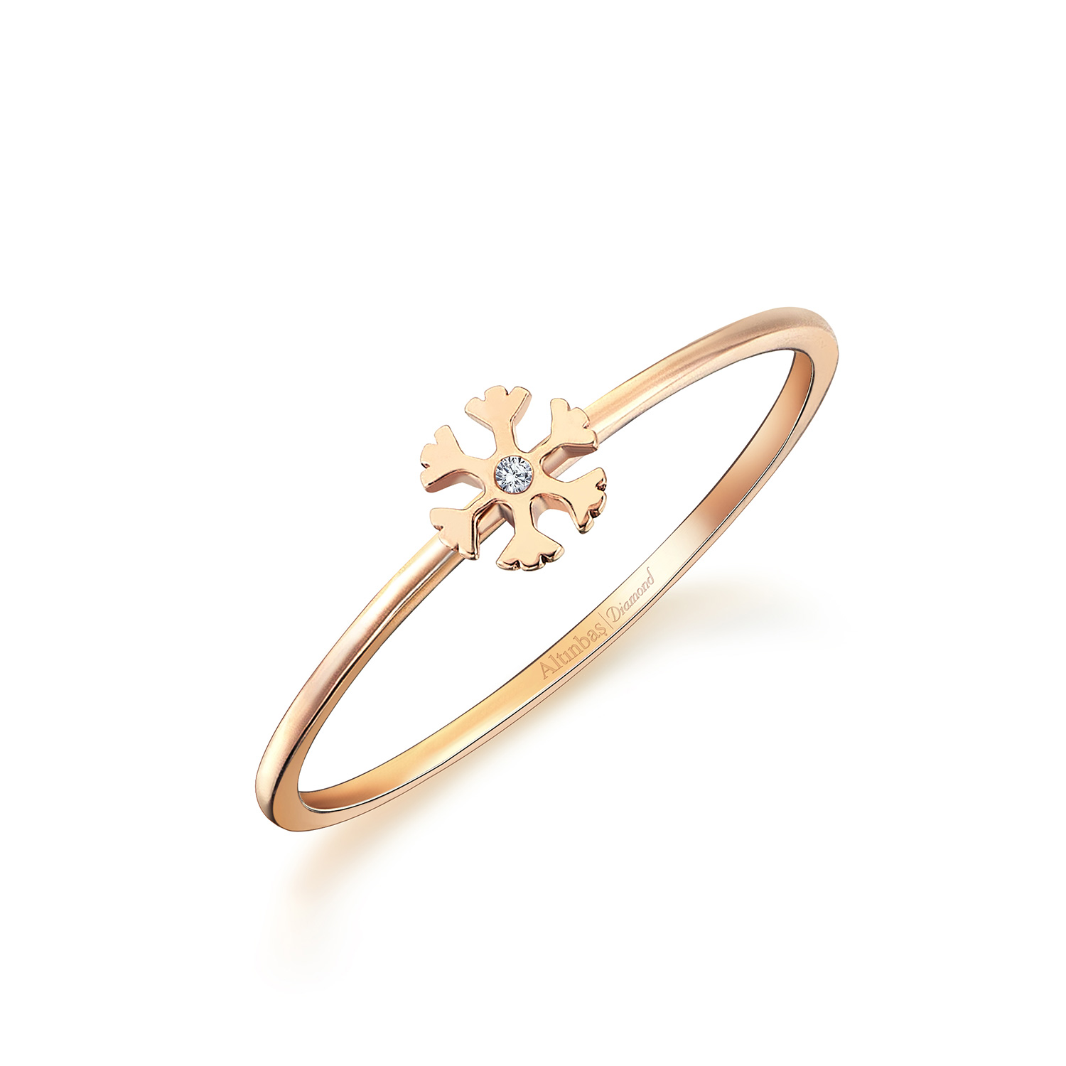 Pırlanta Kar Tanesi Yüzük