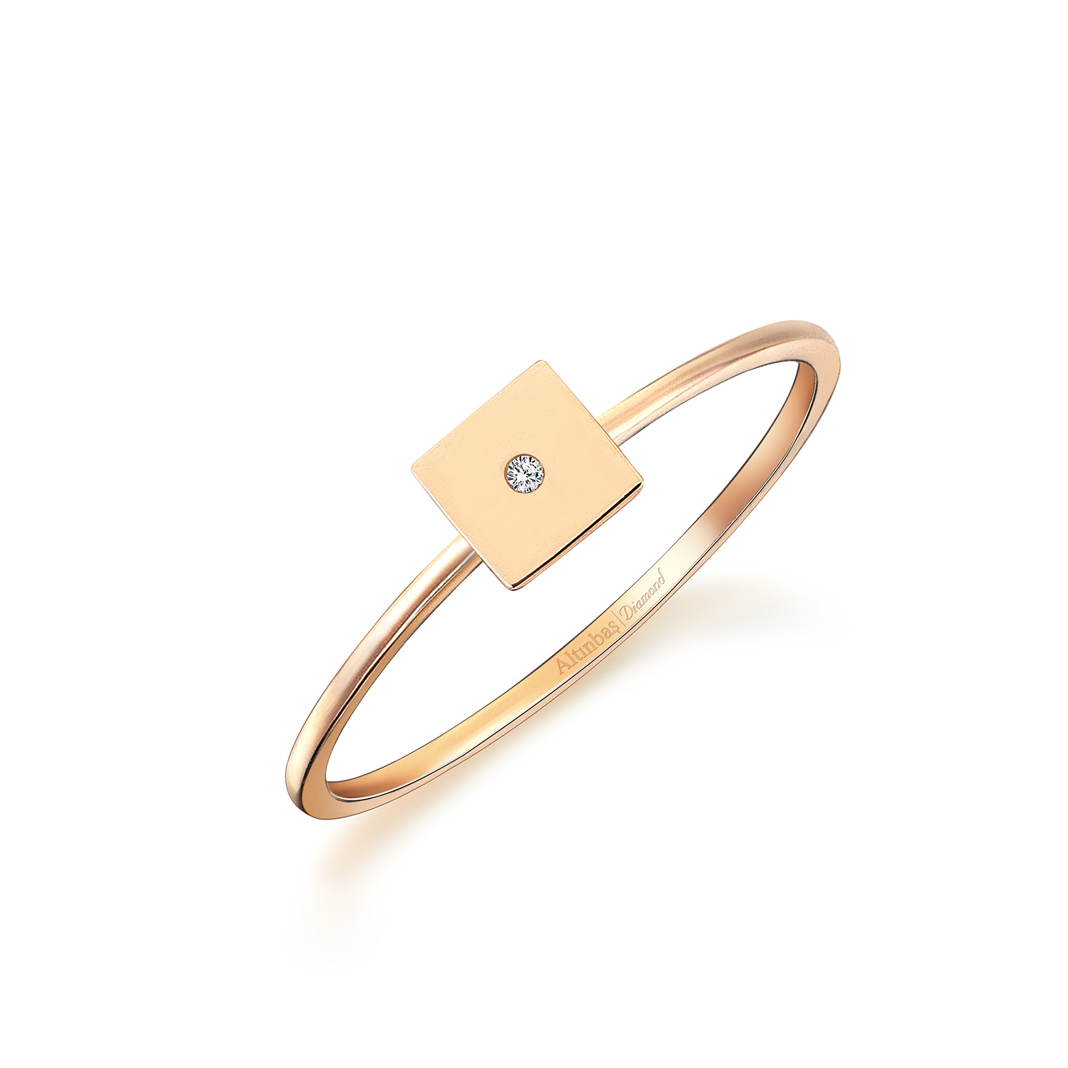 Pırlanta Kare Yüzük Pırlanta Kare Yüzük