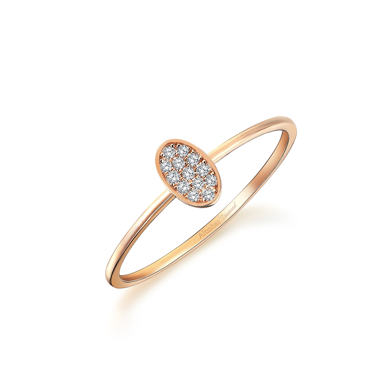 Pırlanta Oval Yüzük