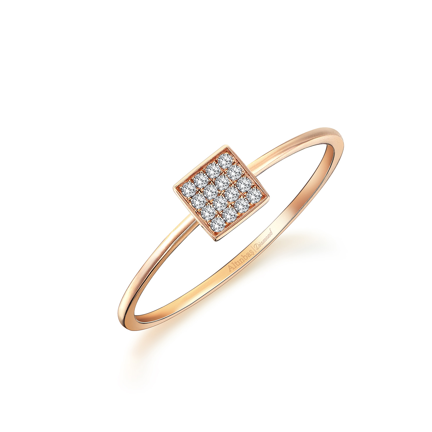 Pırlanta Kare Yüzük Pırlanta Kare Yüzük