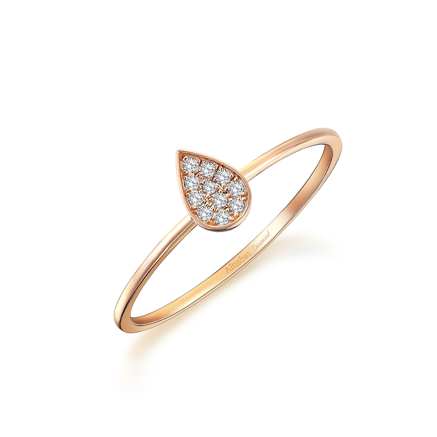 Pırlanta Damla Yüzük