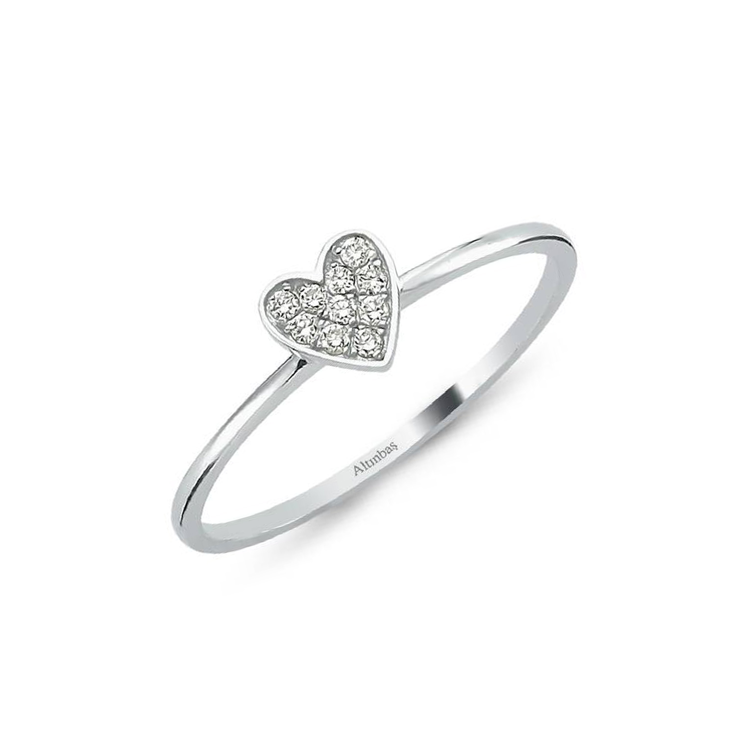 Pırlanta Kalp Yüzük