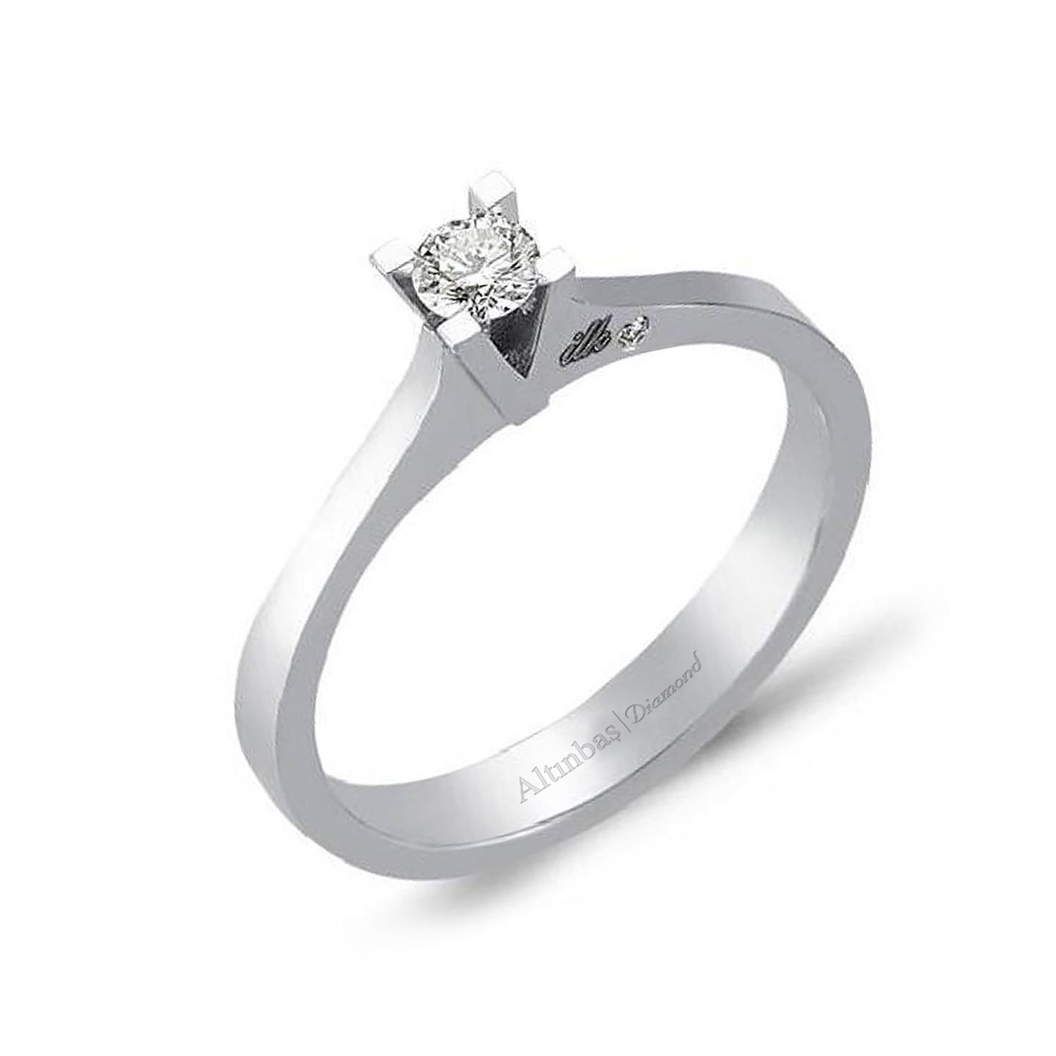 Pırlanta Tektaş Yüzük