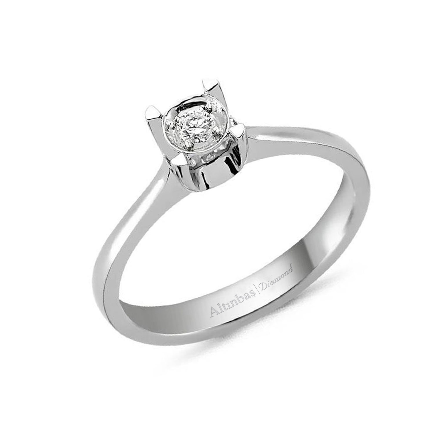 Pırlanta Tektaş Yüzük