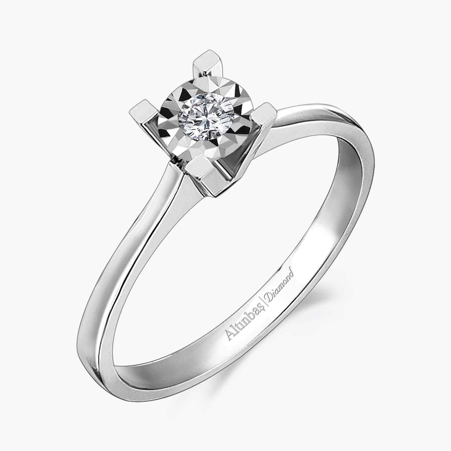 Pırlanta Tektaş Yüzük