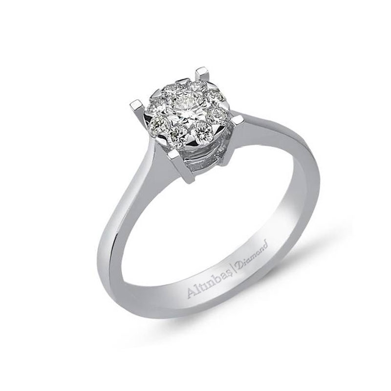 Pırlanta Bouquet Tektaş Yüzük