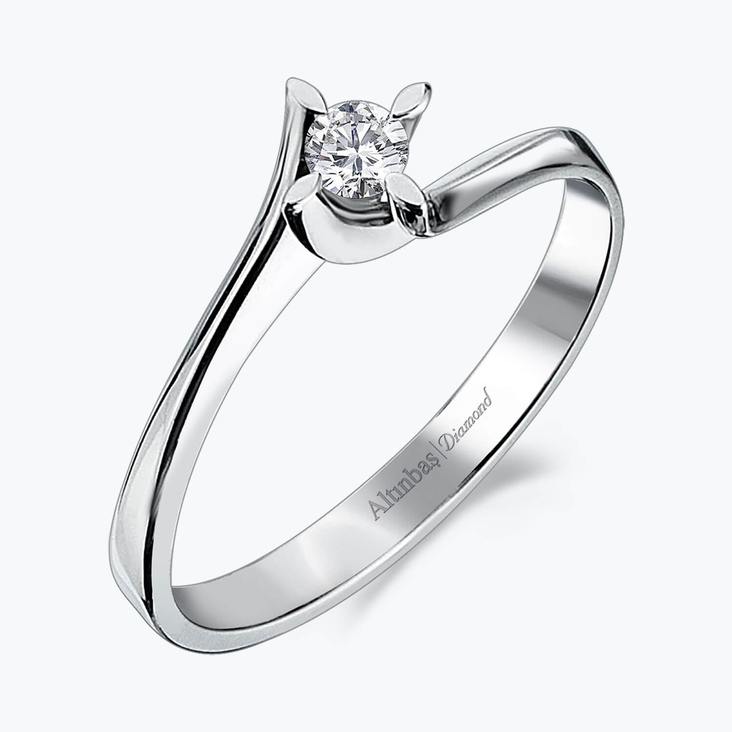 Pırlanta Tektaş Yüzük