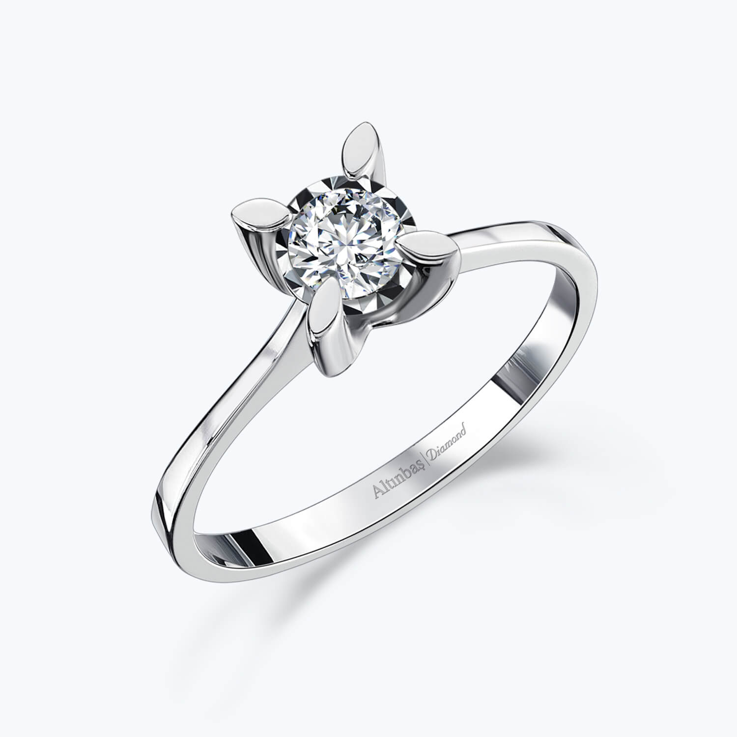 Pırlanta Tektaş Yüzük