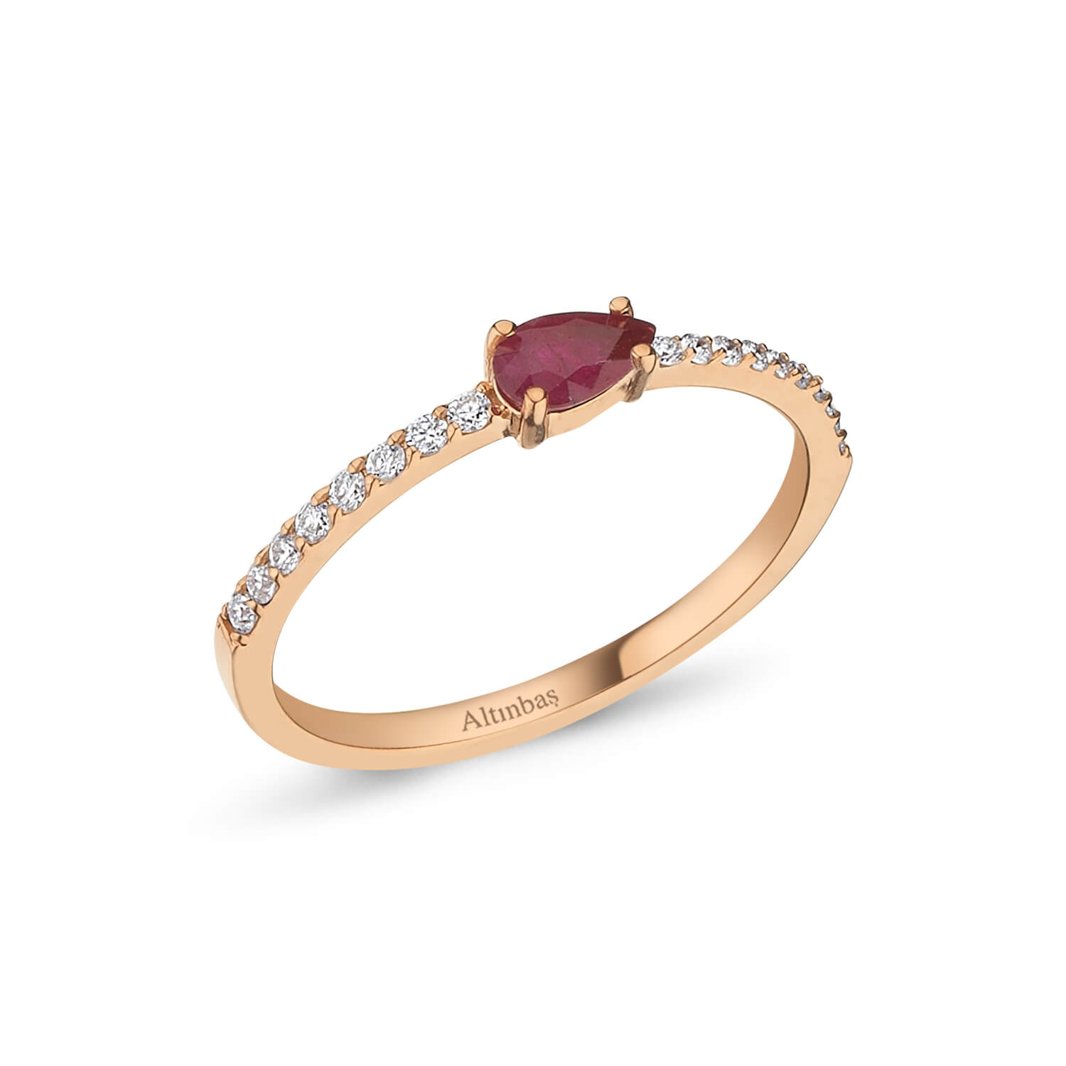 Pırlanta Yakut Yüzük