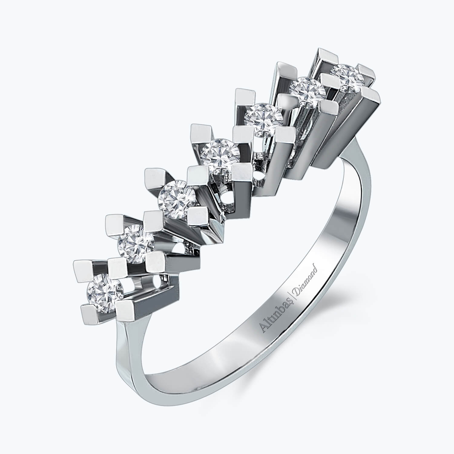 Pırlanta Yeditaş Yüzük